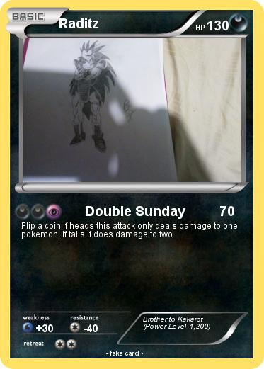 Pokémon Raditz 98 98 - Double Sunday - My Pokemon Card