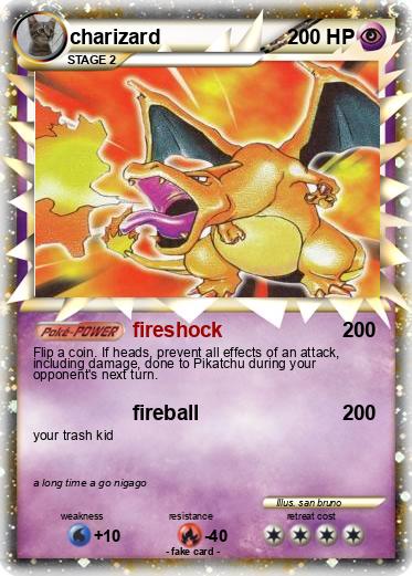 Pokémon charizard 11324 11324 - fireshock - My Pokemon Card