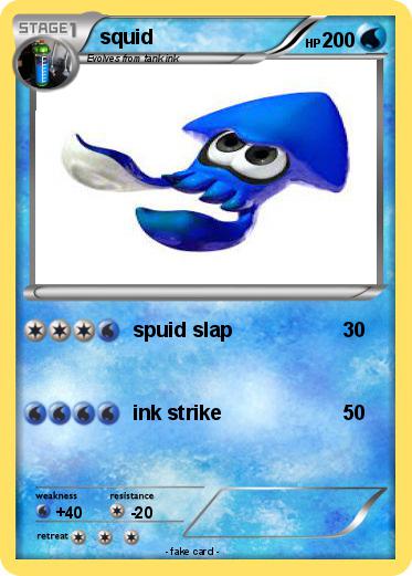 Pokémon squid 508 508 - spuid slap - My Pokemon Card