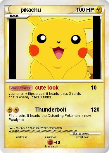 Pokémon pikachu 12360 12360 - cute look - My Pokemon Card