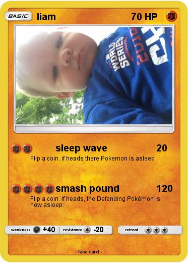 Pokémon liam 730 730 - sleep wave - My Pokemon Card
