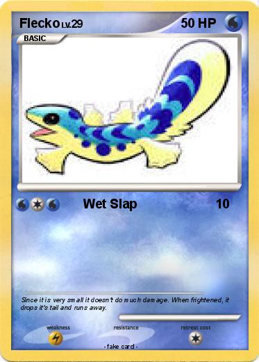 Pokémon Flecko 1 1 - Wet Slap - My Pokemon Card