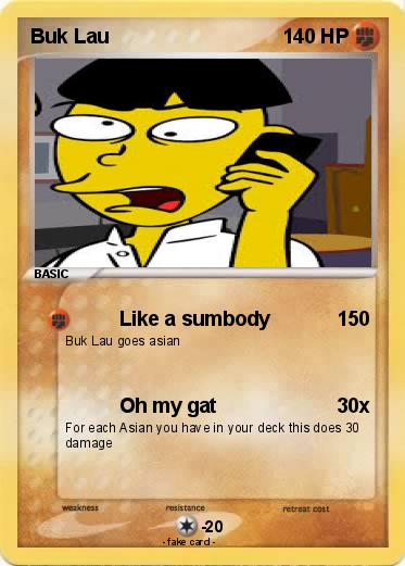 Pokémon Buk Lau 9 9 - Like a sumbody - My Pokemon Card