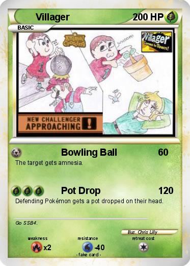Pokémon Villager 46 46 - Bowling Ball - My Pokemon Card