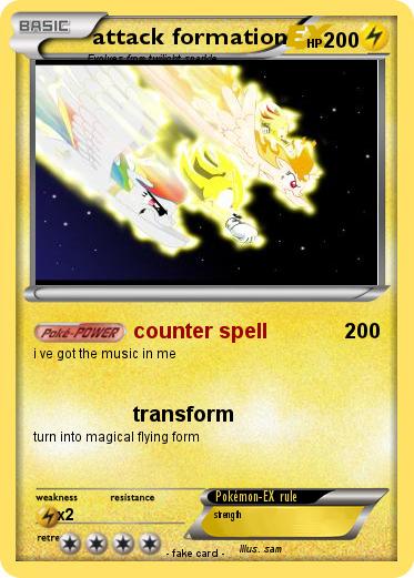 Pokémon attack formation 1 1 - counter spell - My Pokemon Card