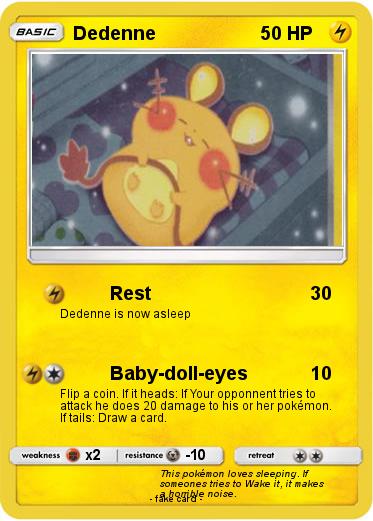 Pokémon Dedenne 253 253 - Rest - My Pokemon Card