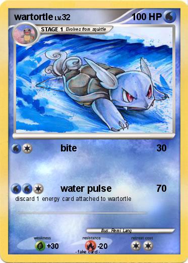 Pokémon wartortle 247 247 - bite - My Pokemon Card