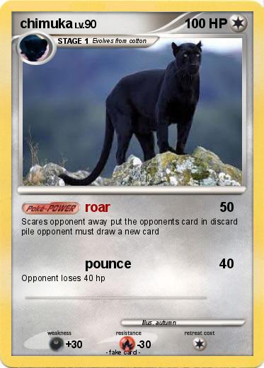 Pokémon chimuka - roar - My Pokemon Card