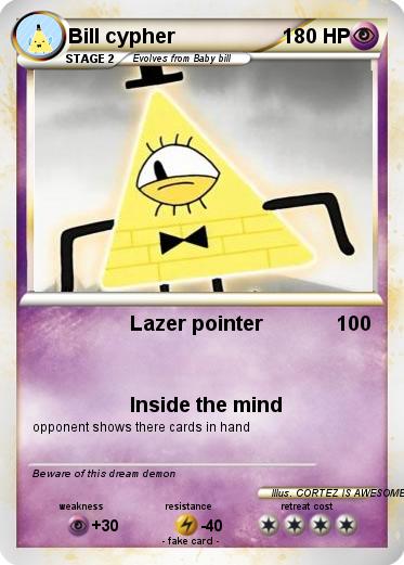 Pokémon Bill cypher 43 43 - Lazer pointer - My Pokemon Card