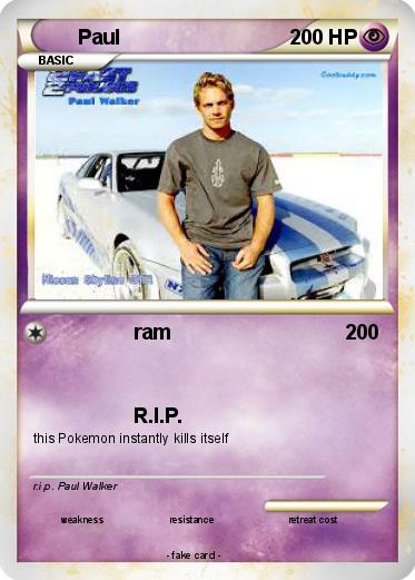 Pokémon Paul 820 820 - ram - My Pokemon Card