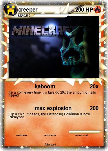 Pokémon creeper 7265 7265 - kaboom - My Pokemon Card