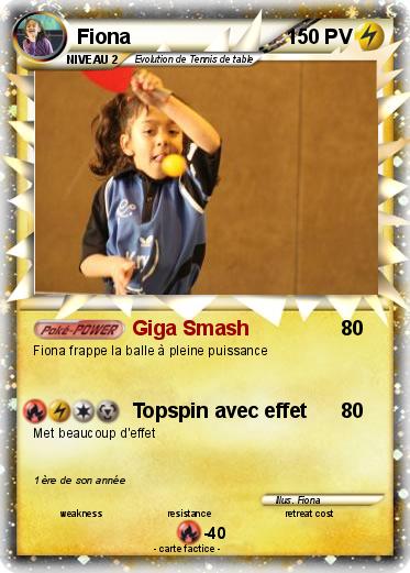 Pokémon Fiona 16 16 - Giga Smash - Ma carte Pokémon