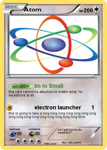 Pokémon Atom 220 220 - Im to Small - My Pokemon Card