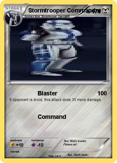 Pokémon Stormtrooper Commander 1 1 - Blaster - My Pokemon Card