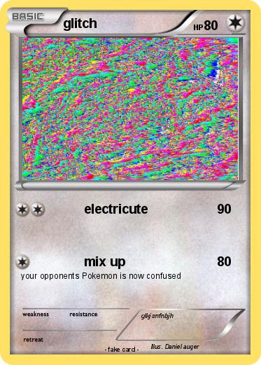 Pokémon glitch 112 112 - electricute - My Pokemon Card