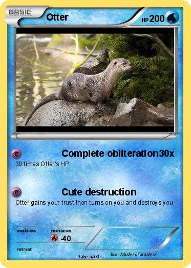 Pokémon Otter 31 31 - Complete obliteration - My Pokemon Card
