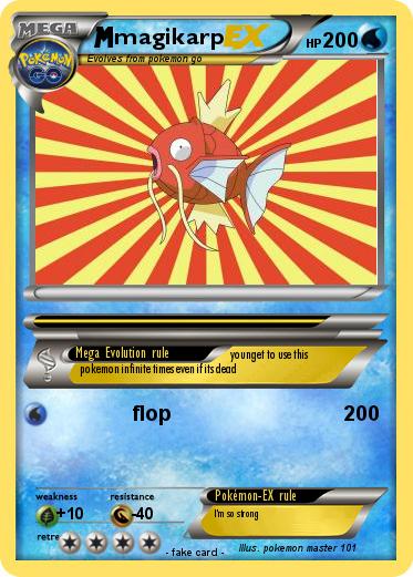 Pokémon magikarp 1637 1637 - flop - My Pokemon Card