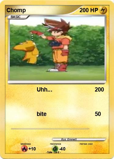 Pokémon Chomp 254 254 - Uhh... - My Pokemon Card