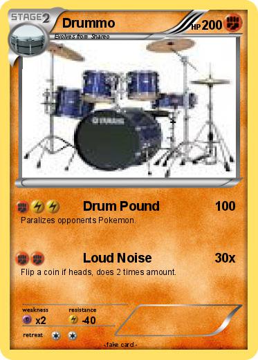 Pokémon Drummo - Drum Pound - My Pokemon Card