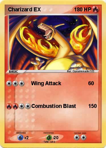 Pokémon Charizard EX 456 456 - Wing Attack - My Pokemon Card