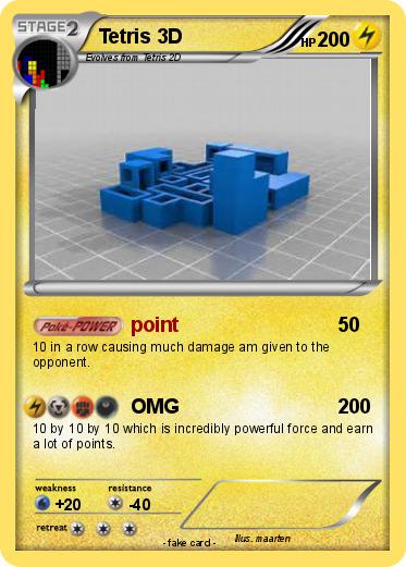 Pokémon Tetris 3D - point - My Pokemon Card