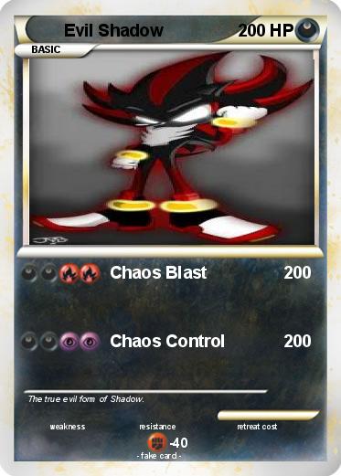 Pokémon Evil Shadow 7 7 - Chaos Blast - My Pokemon Card