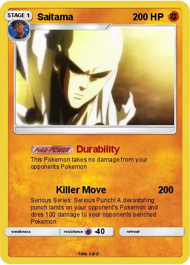 Pokémon Saitama 266 266 - Durability - My Pokemon Card