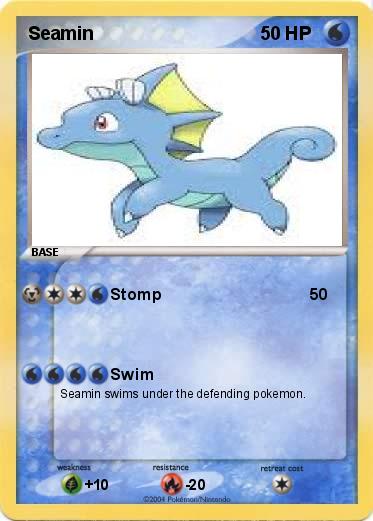 Pokémon Seamin - Stomp - My Pokemon Card