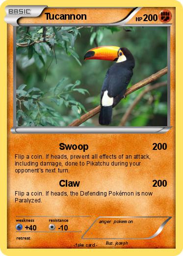 Pokémon Tucannon - Swoop - My Pokemon Card