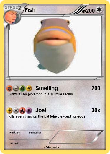 Pokémon Fish 679 679 - Smelling - My Pokemon Card
