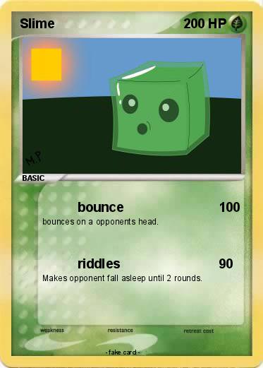 Pokémon Slime 434 434 - bounce - My Pokemon Card