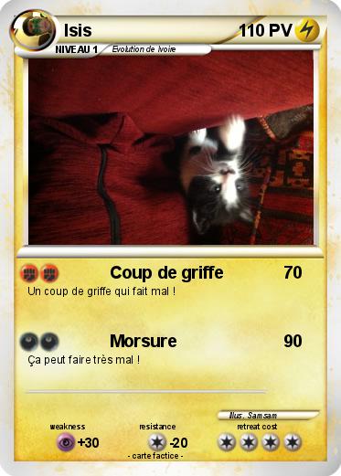 Pokémon Isis 36 36 - Coup de griffe - Ma carte Pokémon