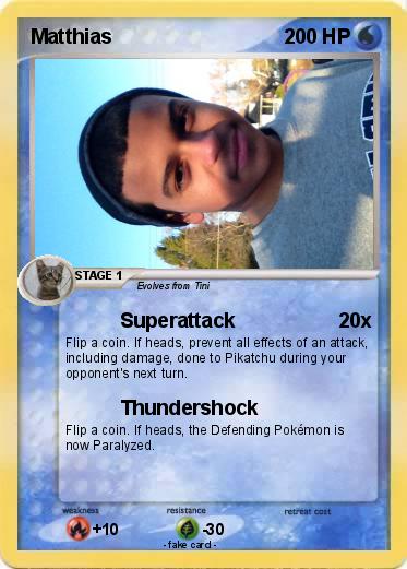 Pokémon Matthias 53 53 - Superattack - My Pokemon Card