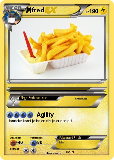 Pokémon fred 1075 1075 - Agility - My Pokemon Card