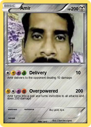 Pokémon Amir 107 107 - Delivery - My Pokemon Card