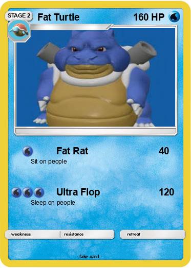 Pokémon Fat Turtle 5 5 - Fat Rat - My Pokemon Card