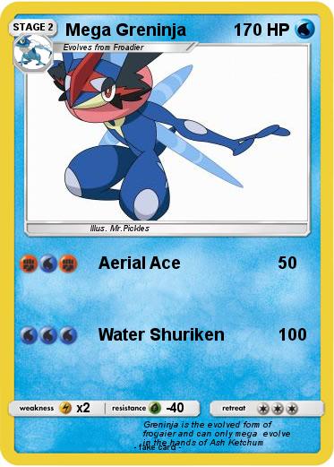 Pokémon Mega Greninja 73 73 - Aerial Ace - My Pokemon Card