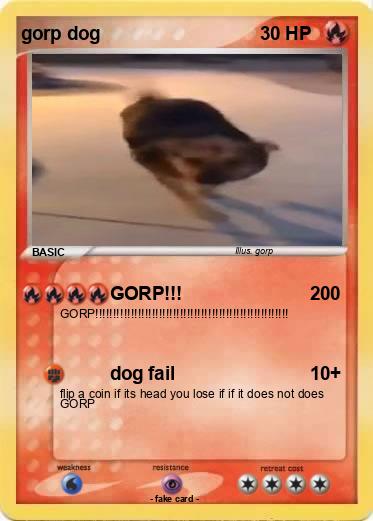 Pokémon gorp dog - GORP!!! - My Pokemon Card