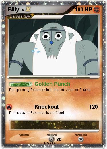 Pokémon Billy 415 415 - Golden Punch - My Pokemon Card