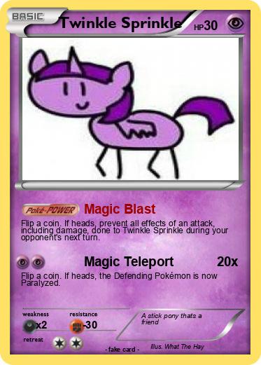 Pokémon Twinkle Sprinkle - Magic Blast - My Pokemon Card