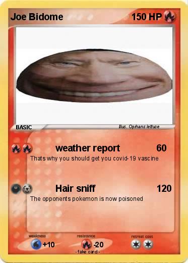 Pokémon Joe Bidome 3 3 - weather report - My Pokemon Card