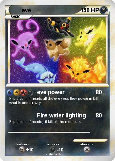 Pokémon eve 40 40 - eve power - My Pokemon Card