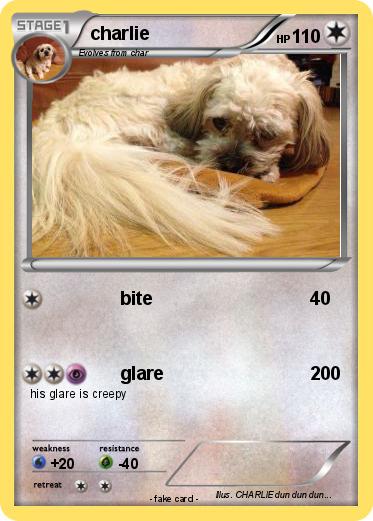 Pokémon charlie 1057 1057 - bite - My Pokemon Card