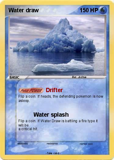 Pokémon Water draw - Drifter - My Pokemon Card