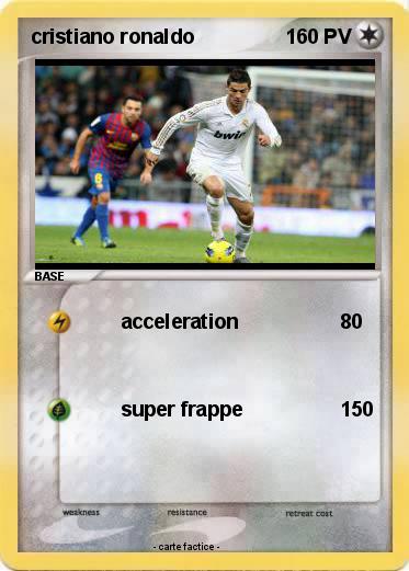 Pokémon cristiano ronaldo 557 557 - acceleration - Ma carte Pokémon