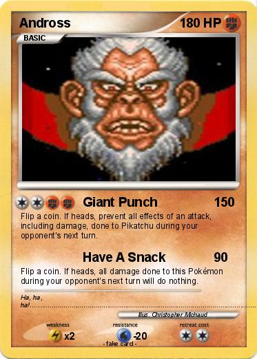 Pokémon Andross 17 17 - Giant Punch - My Pokemon Card