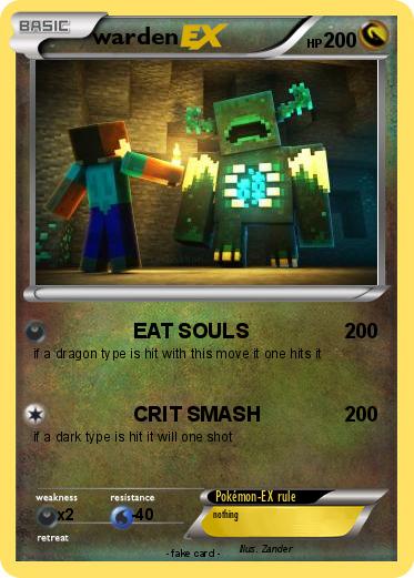 Pokémon warden 21 21 - EAT SOULS - My Pokemon Card