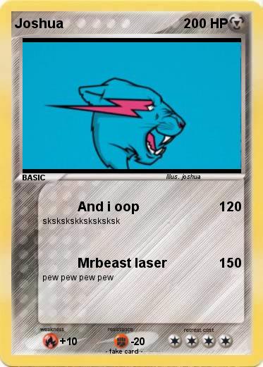 Pokémon Joshua 541 541 - And i oop - My Pokemon Card