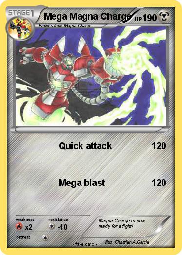 Pokémon Mega Magna Charge - Quick attack - My Pokemon Card