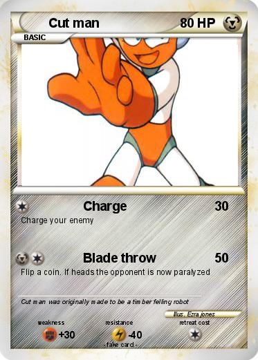 Pokémon Cut man 17 17 - Charge - My Pokemon Card